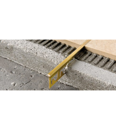 Profil/Prag trecere T parchet/gresie, alama, fara diferenta de nivel